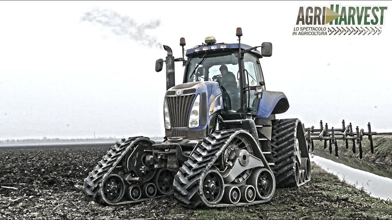 New Holland T8040 PURE MOTOR SOUND | Tracked Camso - YouTube
