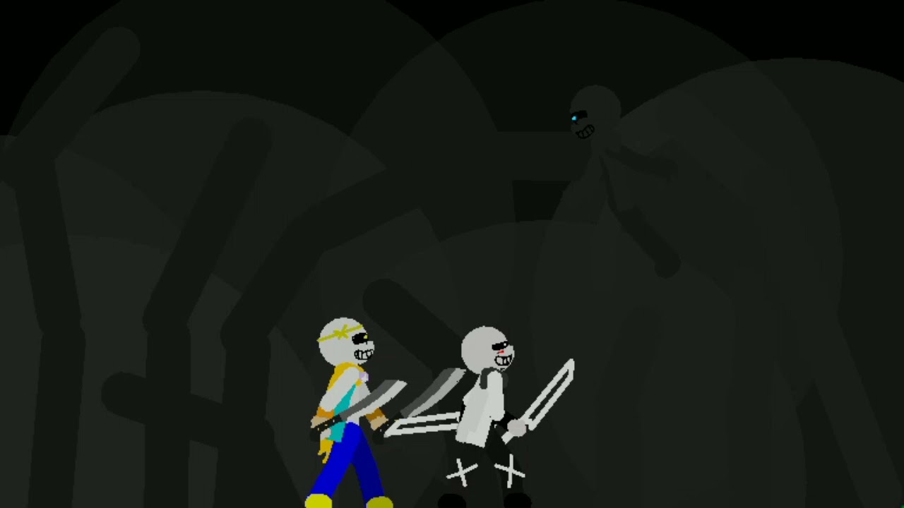 Nightmare Sans StickNodes Art - YouTube
