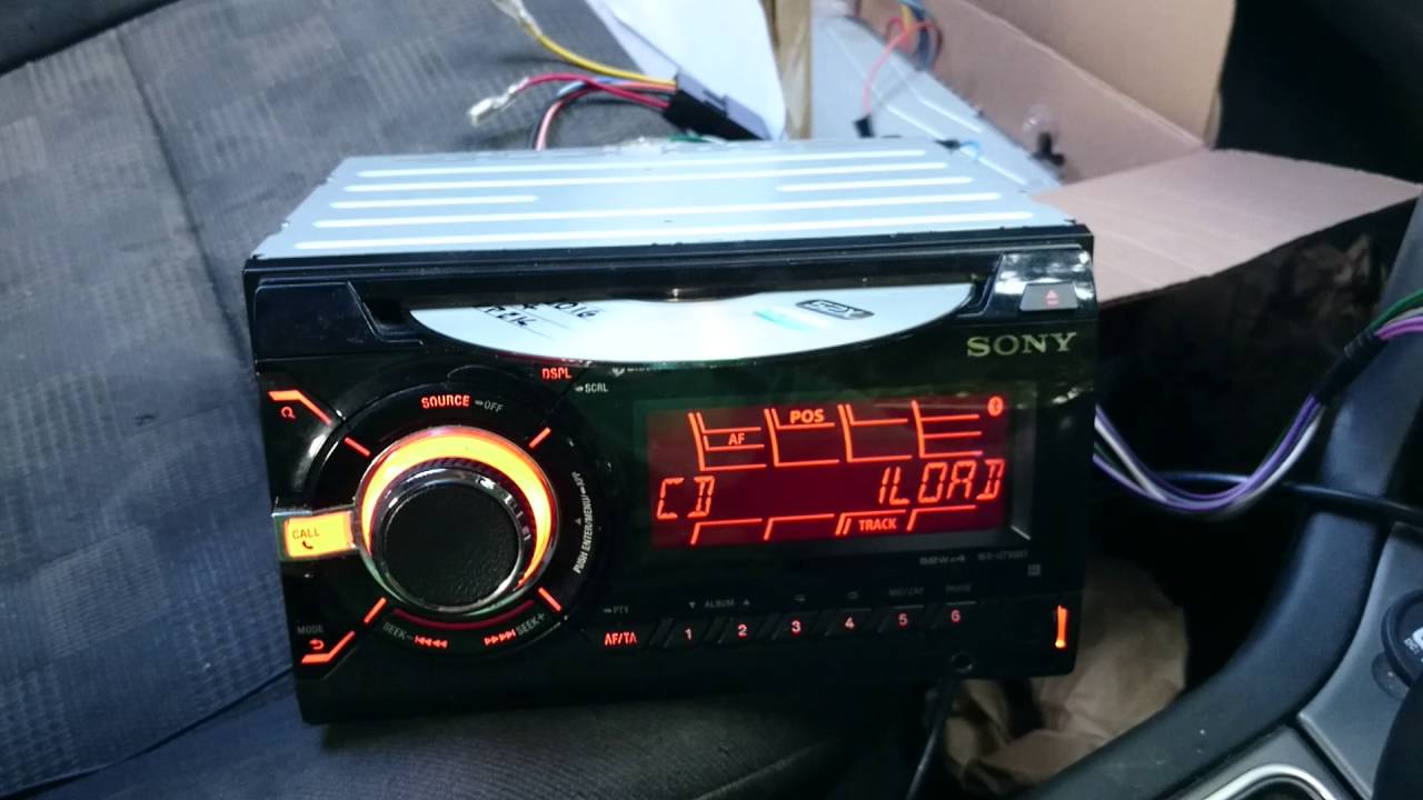 Sony WX-GT90BT - YouTube