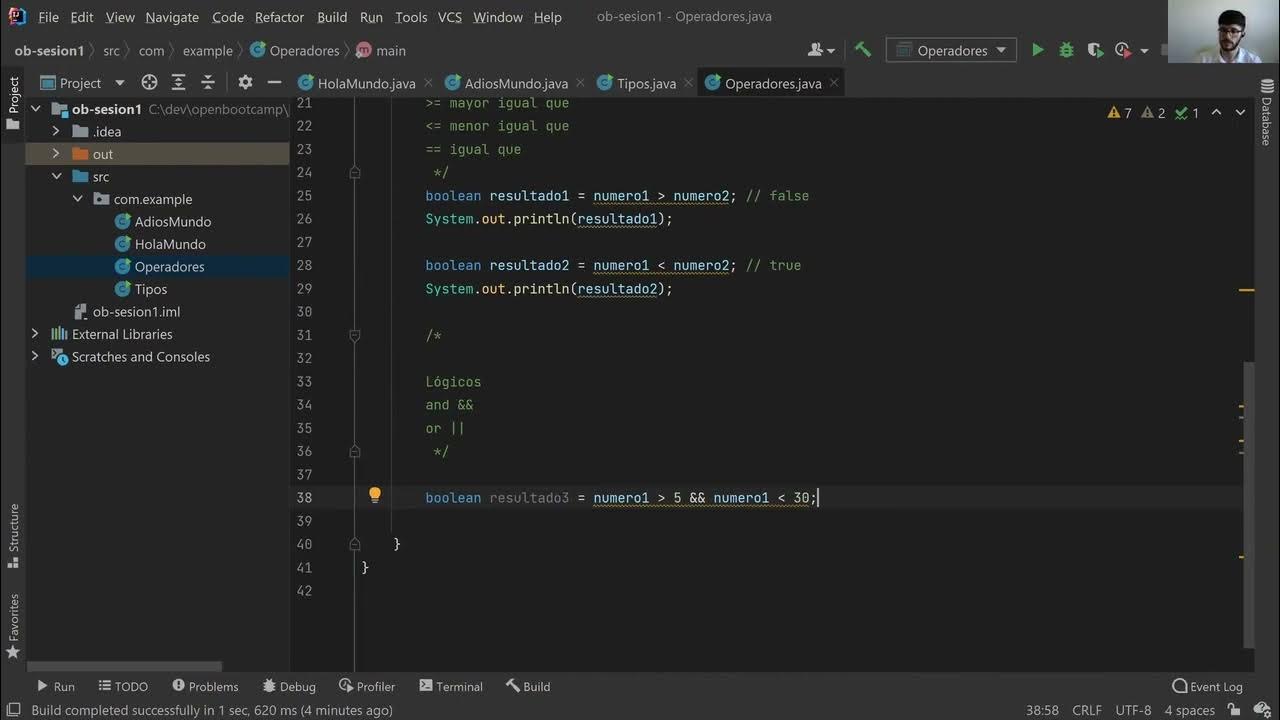 18 Operadores lógicos - Curso Java - OpenBootcamp - YouTube