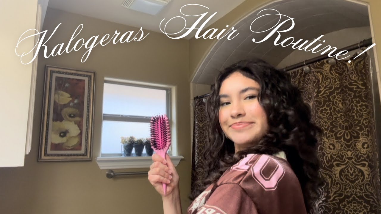 Trying the Kalogeras sisters’ curly hair routine!~ - YouTube