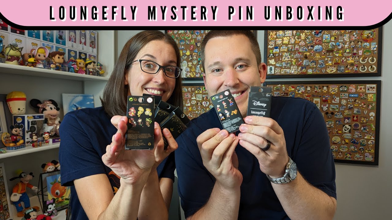Disney Loungefly Mystery Pin Unboxing | Hot Topic | Disney Pins ...