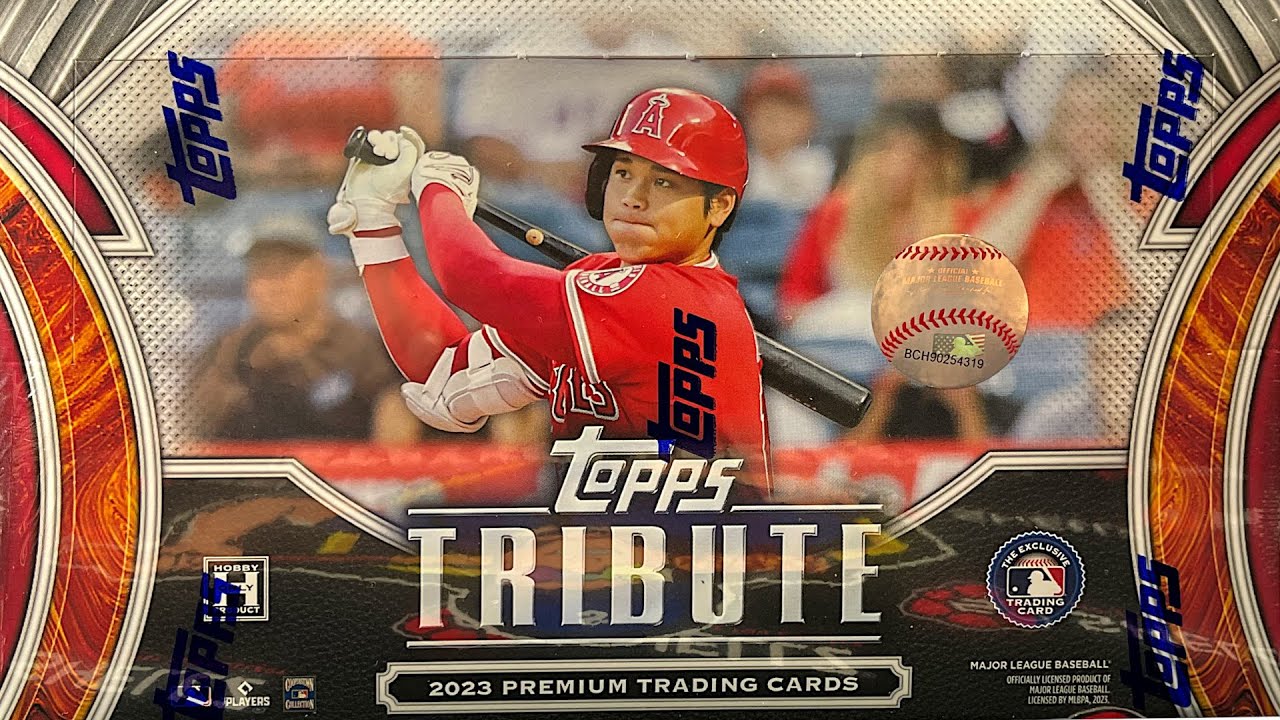NEW RELEASE!!! 2023 TOPPS TRIBUTE BOX OPENING!!! Baseball Cards - YouTube