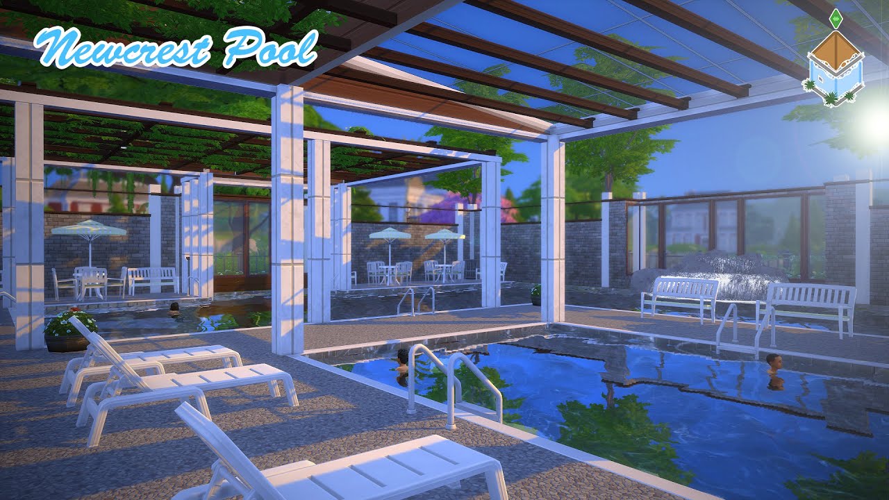 Let's Fill The Newcrest: City Center | Newcrest Pool | The Sims 4 Speed ...