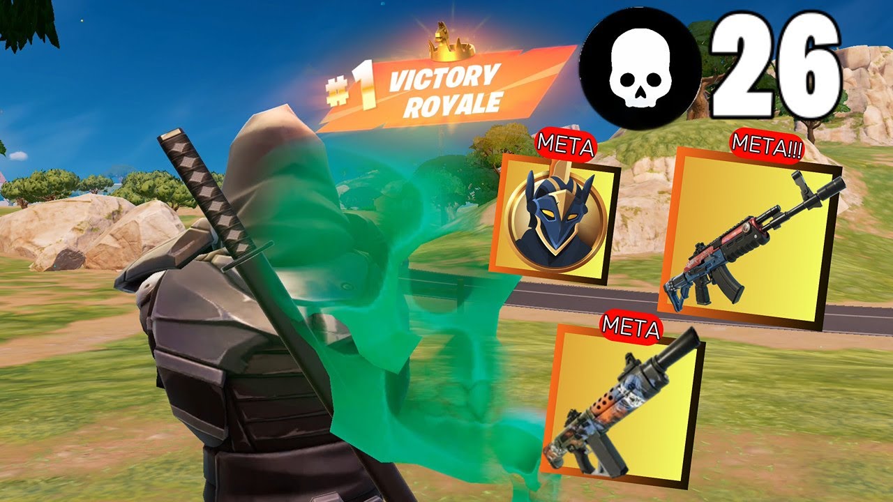 W-Key High Elimination Solo Win Gameplay (Fortnite Chapter 5 Season 2 ...