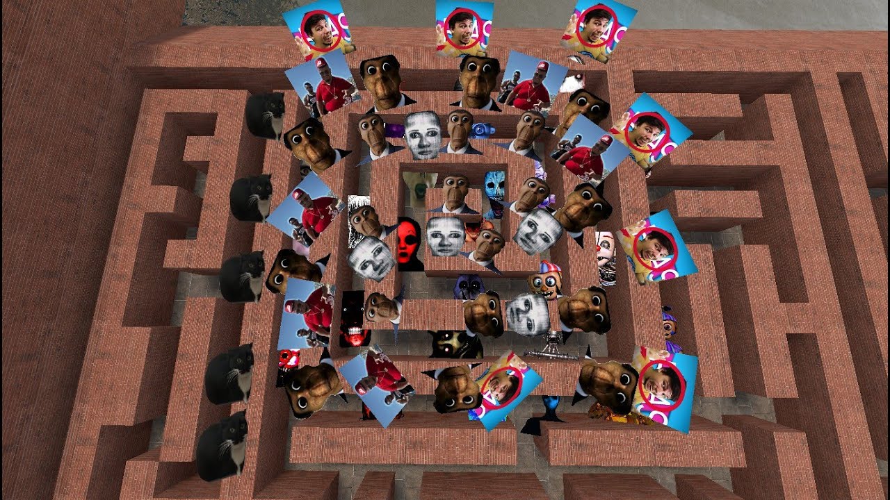 VERY MUCH IN THE LABYRINTH / Garry’s Mod NEXTBOT - YouTube