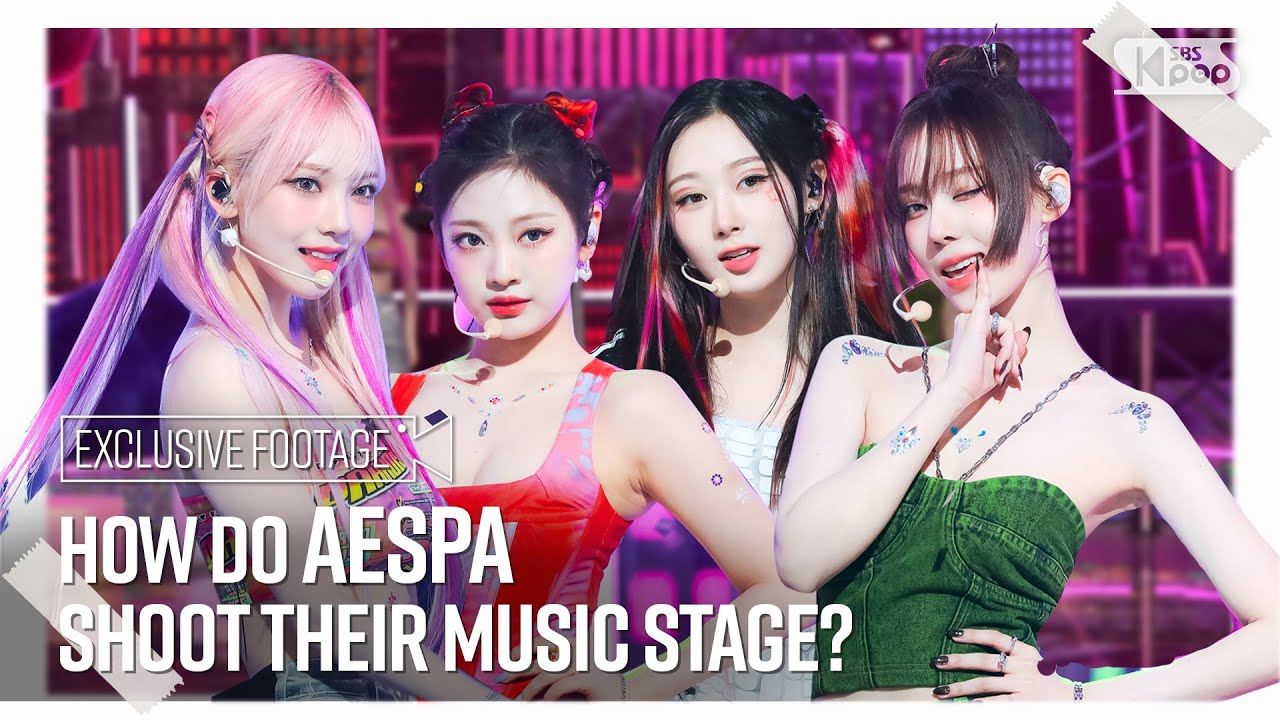 [EXCLUSIVE] How do aespa shoot their music stage? (ENG) - YouTube