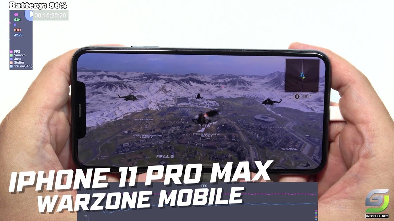 iPhone 11 Pro Max test game Call of Duty Warzone | Apple A13 Bionic ...