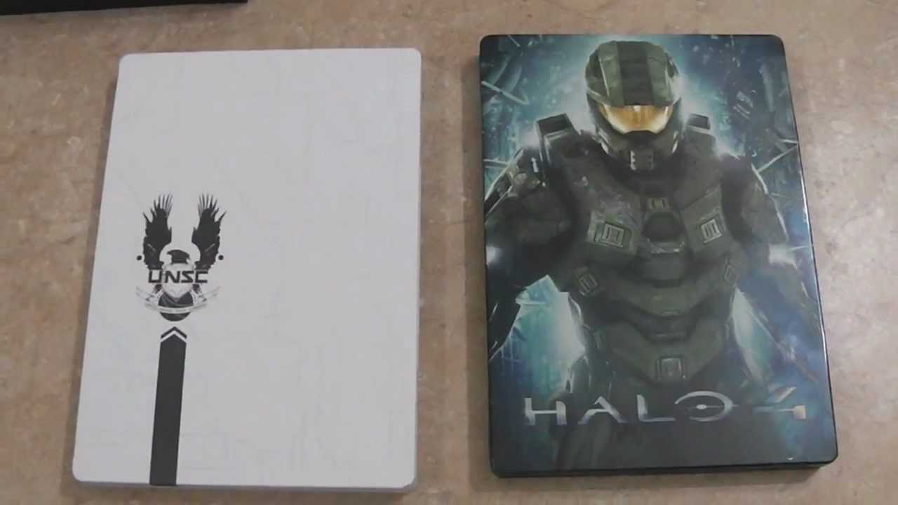 HALO 4 EXCLUSIVE STEELBOOK! (OVERVIEW & COMPARISON WITH LE STEELBOOK ...