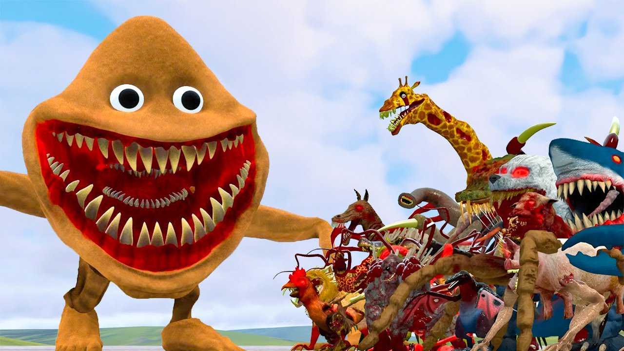 NEW POU TAPES vs ALL ZOOCHOSIS MUTANTS ANIMALS in Garry's Mod! - YouTube