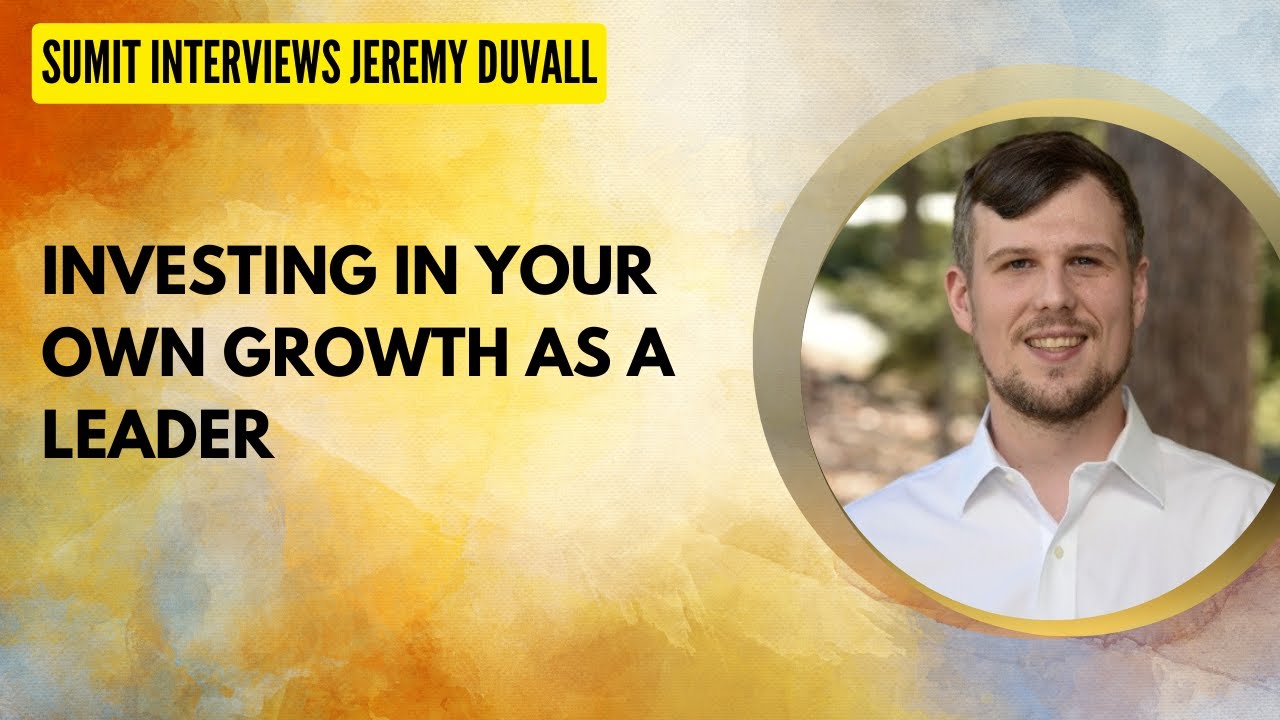 "Investing in Your Own Growth as a Leader" Jeremy Duvall, founder and CEO of 7Factor Software ...