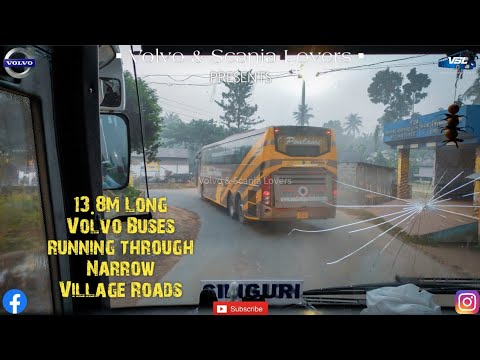 Poulami Paribahan Volvo & Greenline Volvo MultiAxle Bus Cruising ...