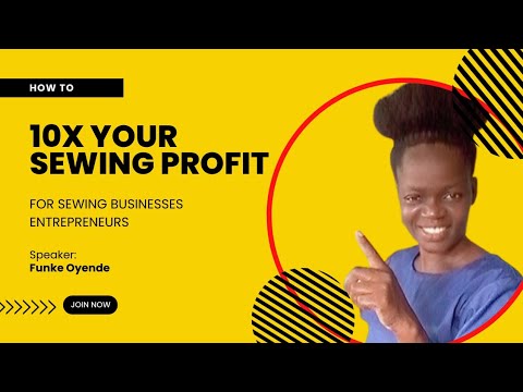 How To 10X Your Sewing Profit - For Sewing Business Owners - YouTube