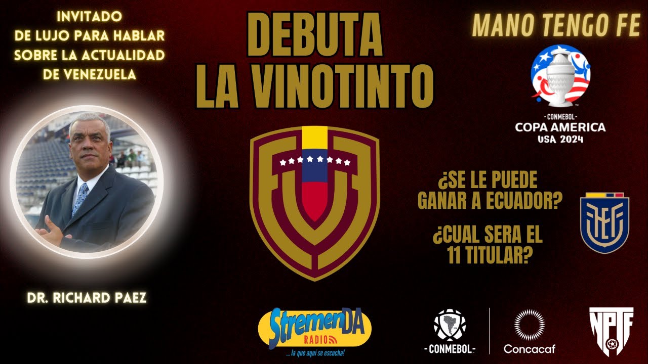 DEBUTA LA VINOTINTO y nos acompaña RICHARD PAEZ! - YouTube