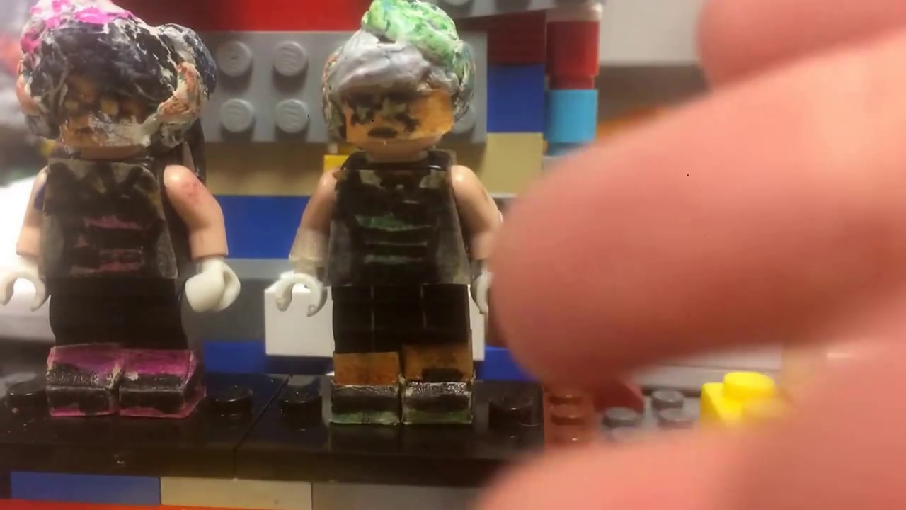 Lego splatoon callie and Marie custom review - YouTube