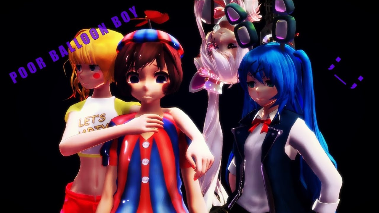 (MMD x FNAF) Poor Balloon boy ;_; - YouTube