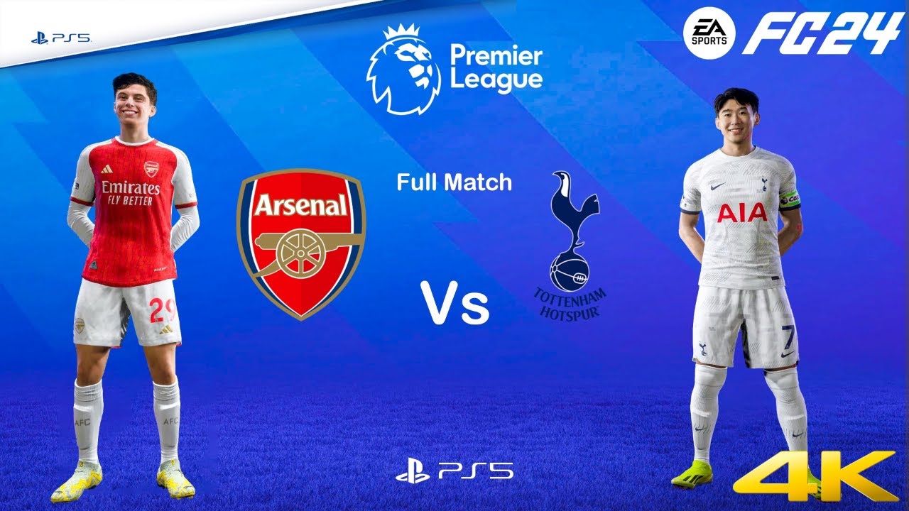 FC 24 - Arsenal Vs Tottenham Hotspur ft Son & Havertz | Premier League ...