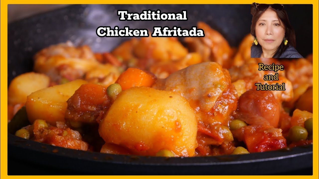How to cook Afritadang Manok /Authentic Filipino Chicken Afritada - YouTube