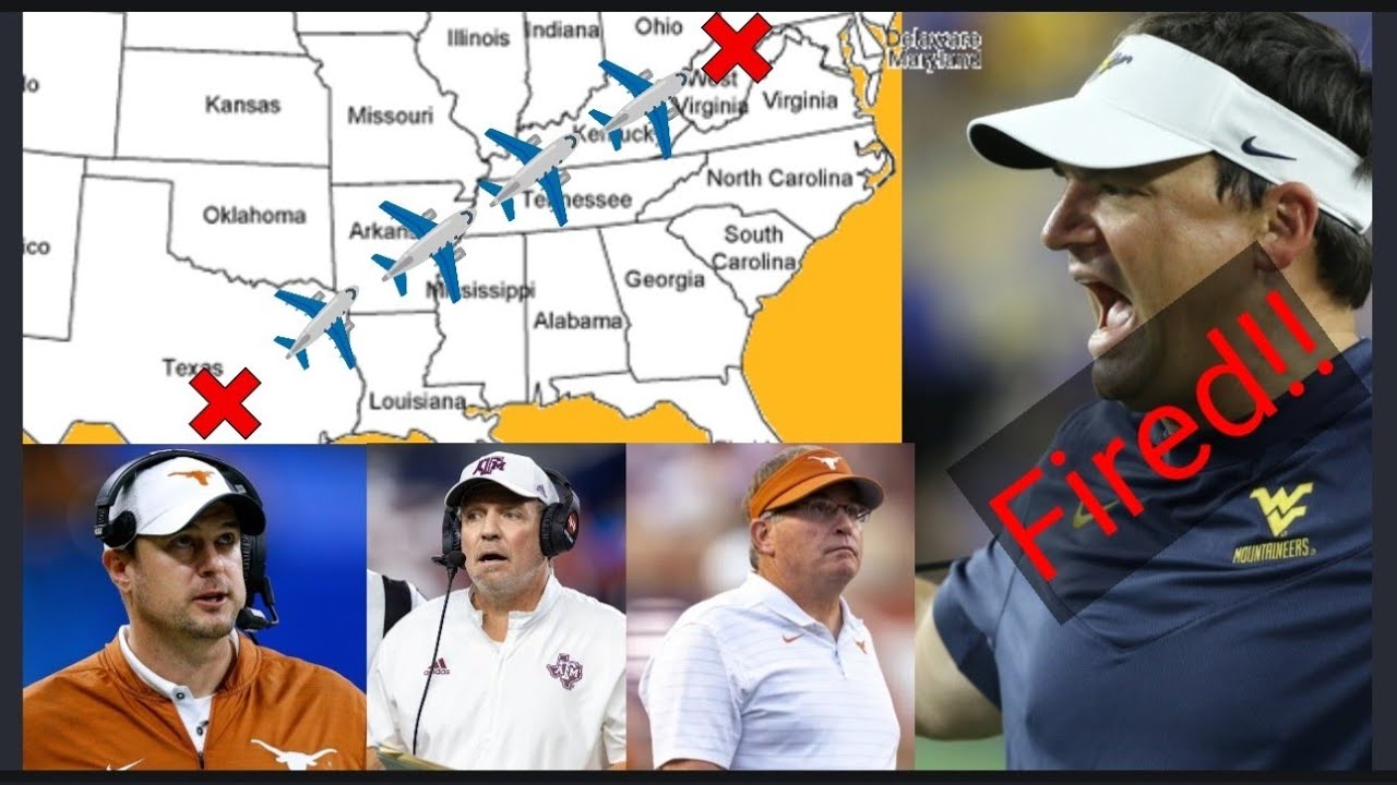 West Virginia finally firing Neal Brown! Going after Tom Herman, Gary ...