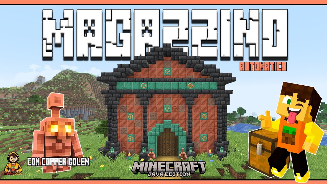 Come costruire un magazzino automatico Minecraft 📦🏠 Storage House ...