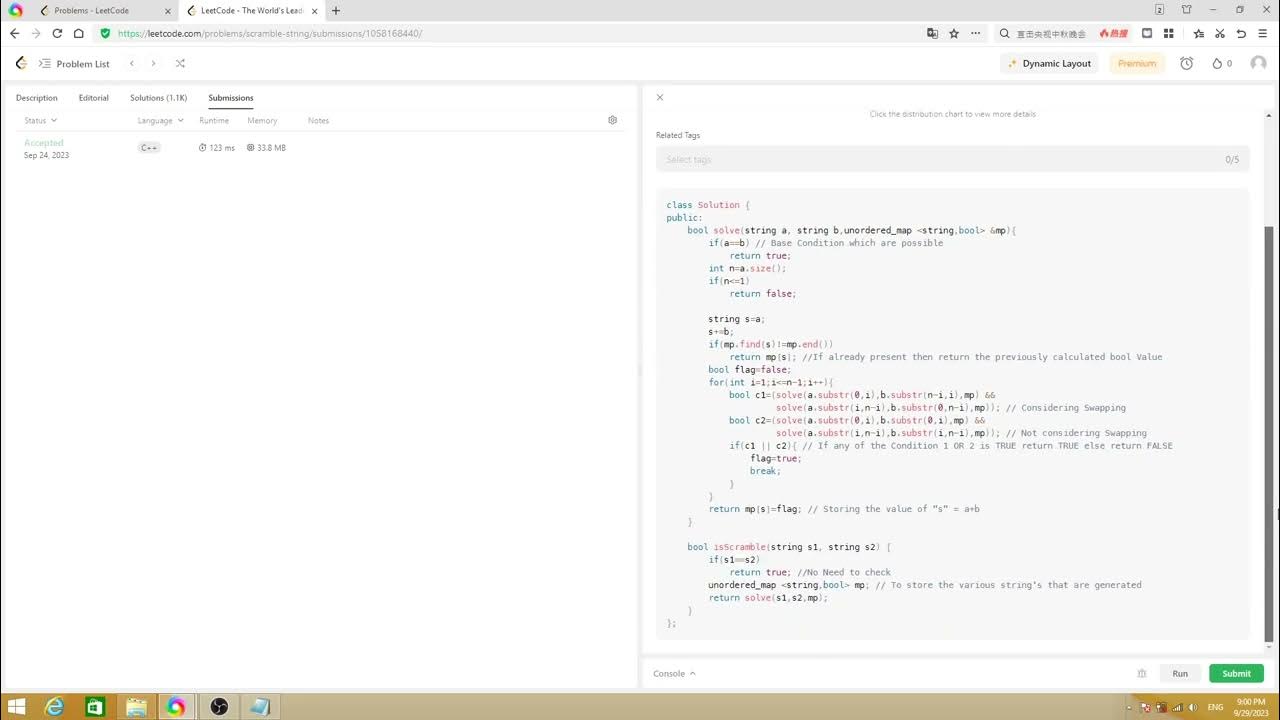 C Leetcode 87 Scramble String Youtube