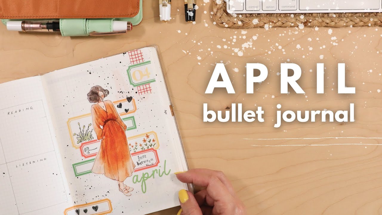 April Bullet Journal | Plan with Me | Collage Journal | Creative ...