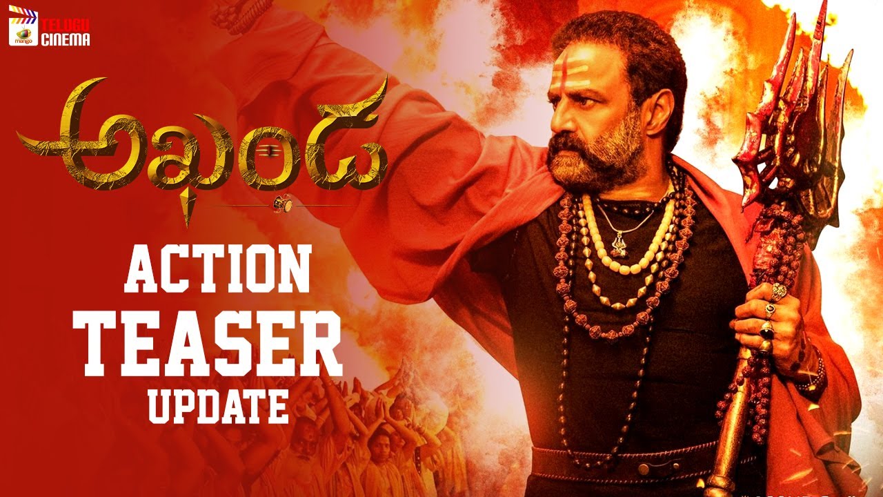 Balakrishna Akhanda Movie Action Teaser Update | Pragya Jaiswal ...