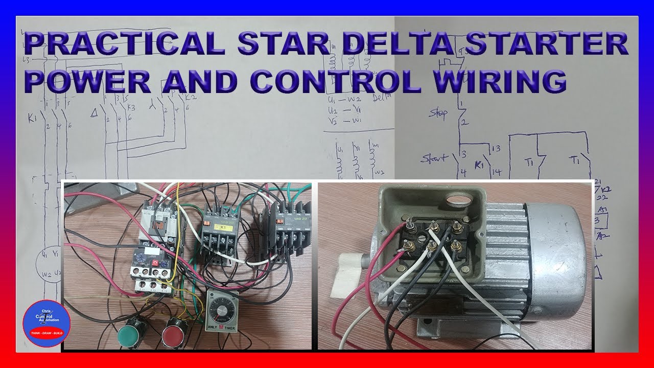 Star Delta Starter Power and Control Wiring #electricalengineering ...