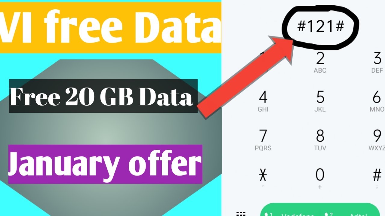VI free Data with live proof || VI free internet || VI free data - YouTube