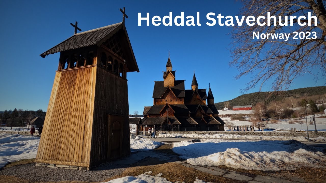 Heddal Stavechurch in winter / Heddal Stavkirke - YouTube