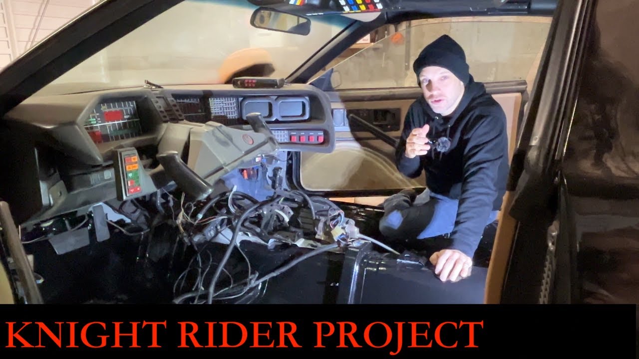 KITT - KNIGHT RIDER PROJECT - BODGED FLOORS FIXED - YouTube