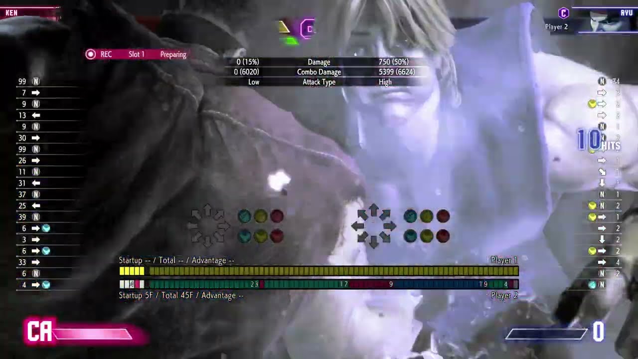 Ryu Heavy Donkey Kick Starter Combo (68% damage ) - YouTube