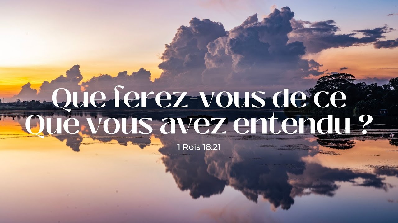 QUE FEREZ-VOUS DE CE QUE VOUS AVEZ ENTENDU - PASTEUR PAUL GRAHAM - YouTube