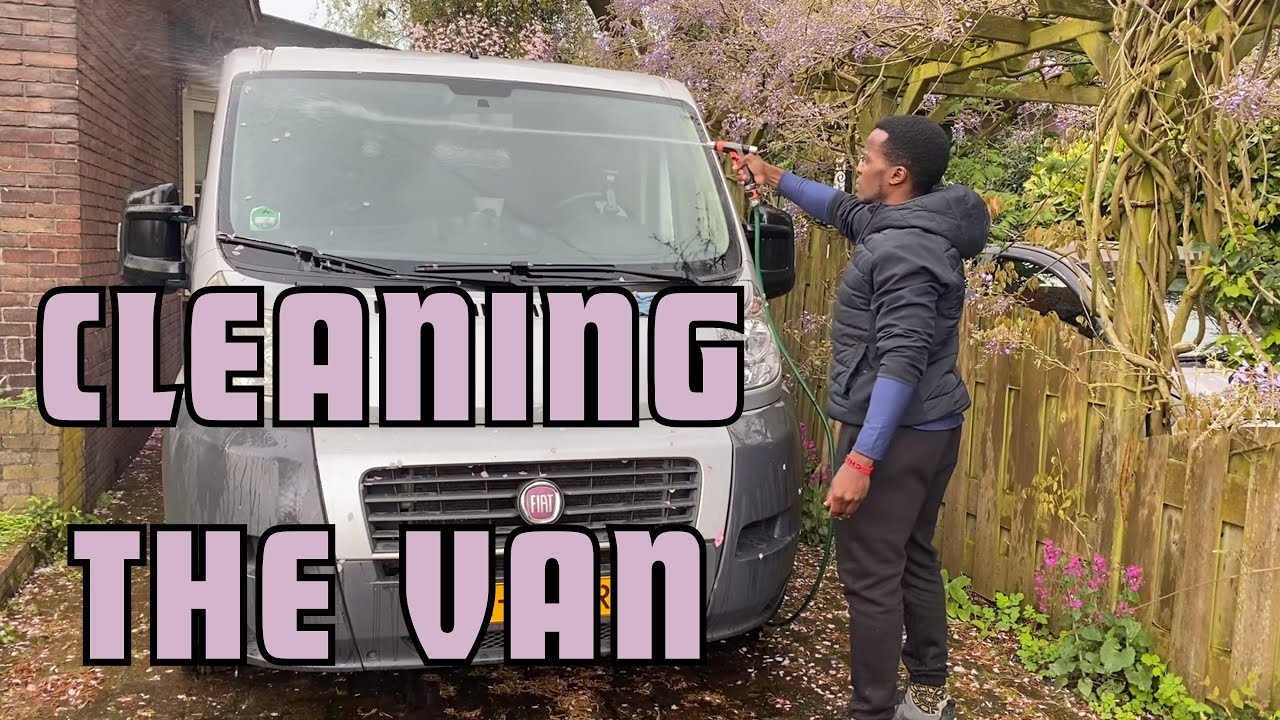 VAN CLEANUP🧹 | PREPARING FOR VANLIFE | WASHING 🧽🧼 THE CAMPER Inside and ...