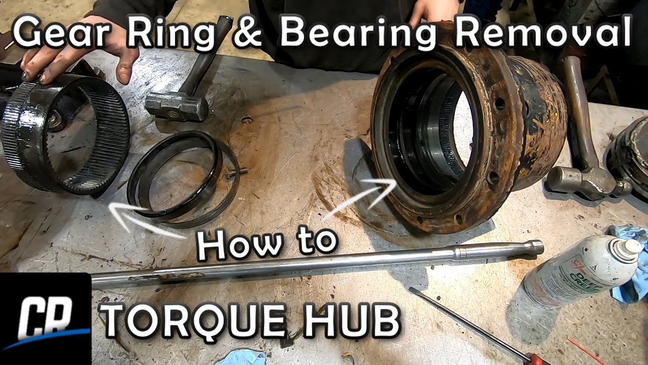 Gear & Bearing Removal - John Deere Final Drive Motor (Torque Hub ...