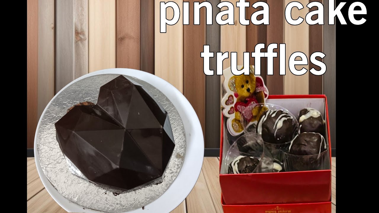pinata cake Bas itna Asan Hwa Banana how to make pinata cake colourful ...