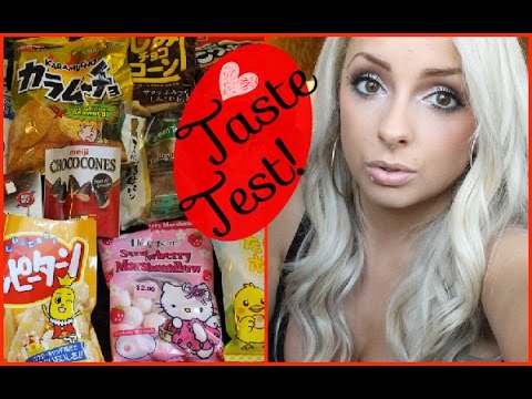 Trying Japanese Dollarstore Snacks!!!