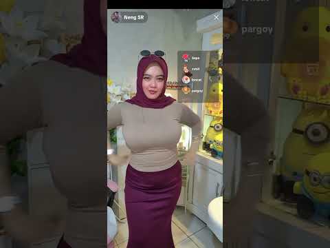 Tante Pulen Hijab Live Tiktok Suka Goyang 1