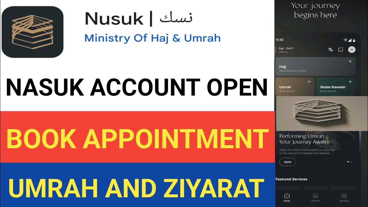 Nusuk App Registration | Nusuk app for Umrah | New Nusuk app ...