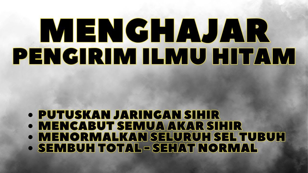 PENGANUT ILMU HITAM YANG MENYIHIRMU HANCUR BINASA DENGAN ILMU HITAMNYA ...