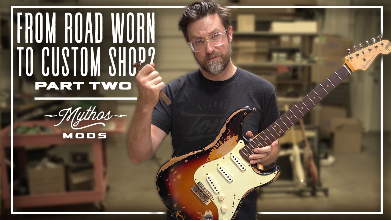 Aging A Fender Strat Body | Mythos Mods - YouTube