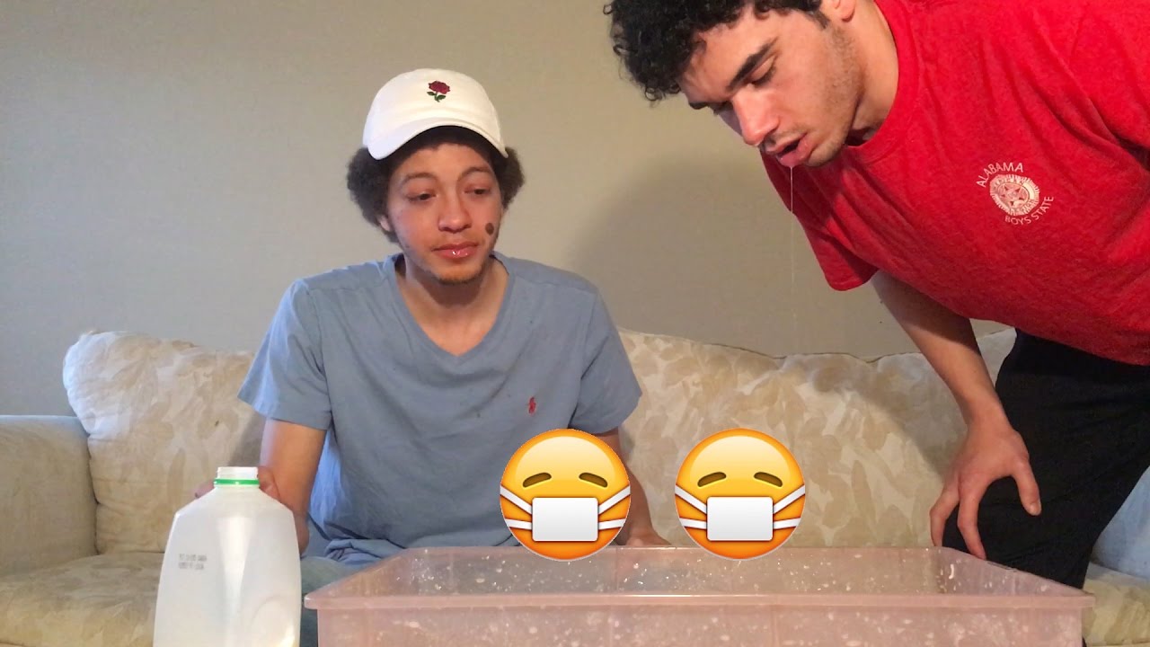 EXTREME MILK CHALLENGE!! SOMEBODY THROWS UP - YouTube
