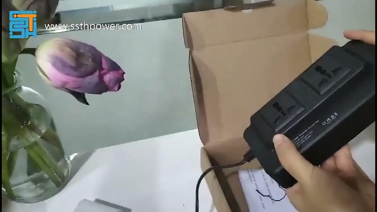 SZSSTH production video of 200W modified sine wave power inverter - YouTube