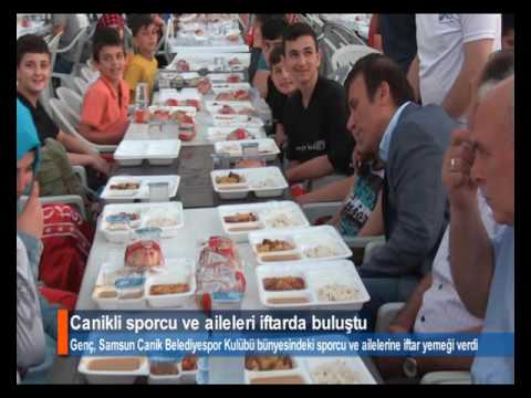 Canikli sporcu ve aileleri iftarda buluştu