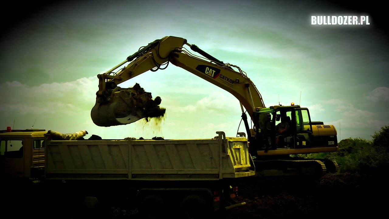KOPARKA CAT 323D CATERPILLAR Excavator * in action - YouTube