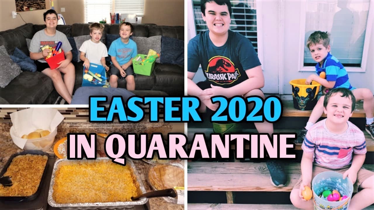 EASTER IN QUARANTINE 2020 | EGG HUNT! #stayhome - YouTube