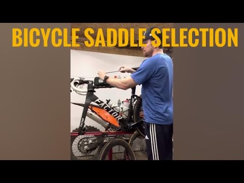Saddle Setup. Choosing the right saddle. Fore aft position. VeloAngle ...