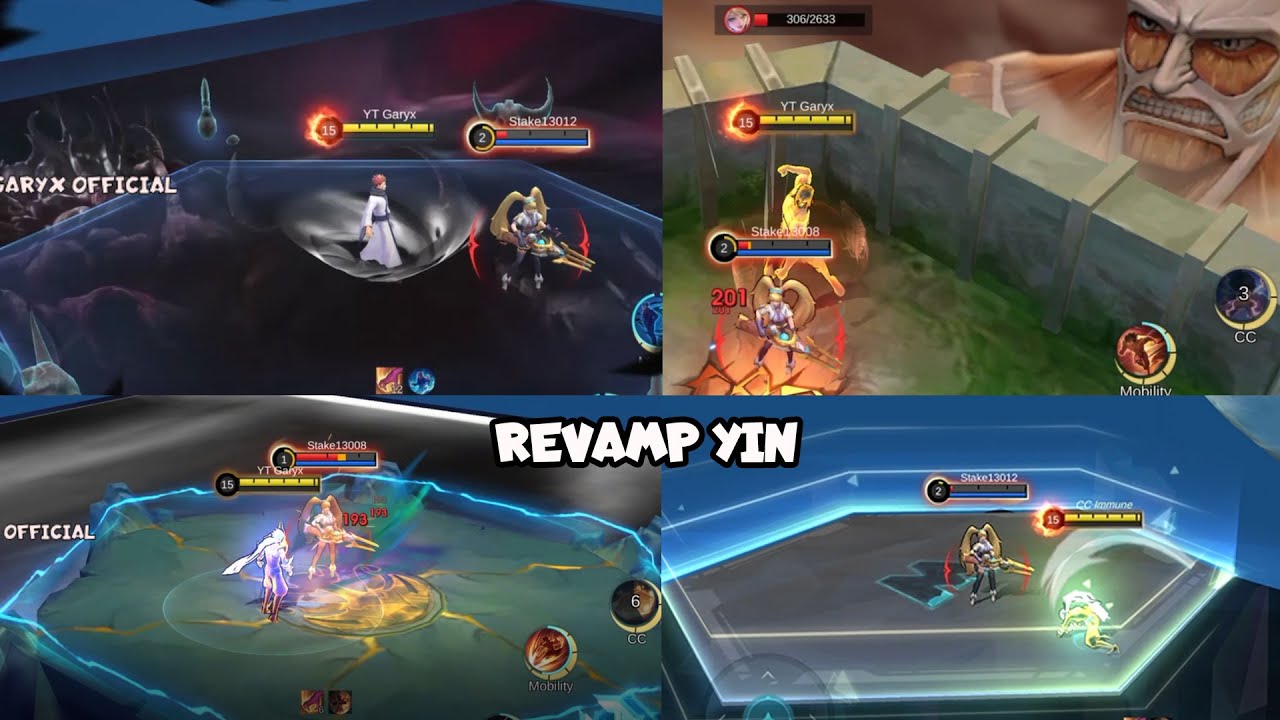 REVAMP YIN || YIN YUJI ITADORI REVAMP || YIN SKIN REVAMP MOBILE LEGENDS ...