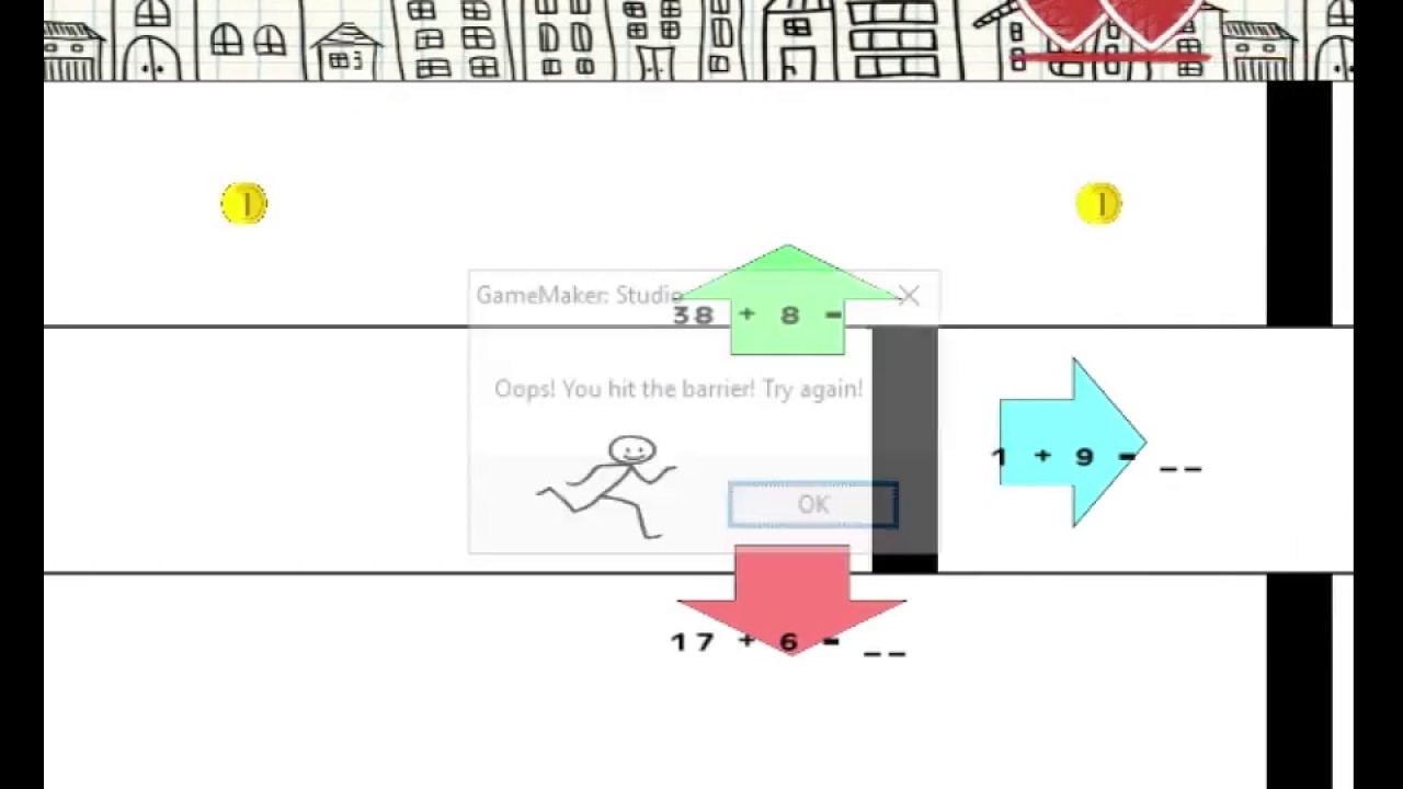 Education Game - math run - YouTube