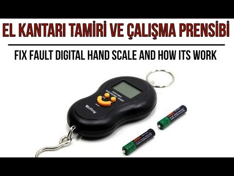 Dijital El Kantarı İncelemesi ve Tamiri - Fix Fault Digital Hand Scale